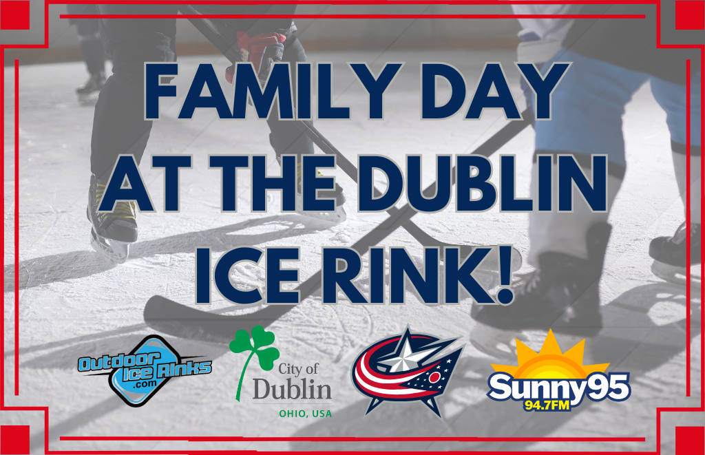 Family Day at Dublin’s Outdoor Ice Rink with the Columbus Blue Jackets ...