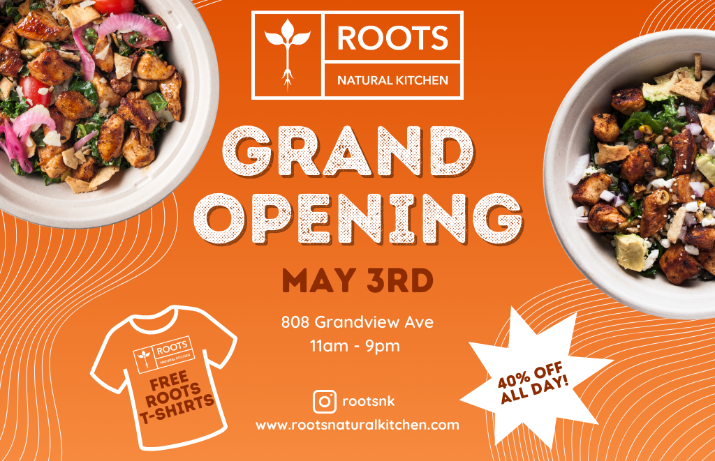 Roots Natural Kitchen Grand Opening with Randi Rasar! - Sunny 95